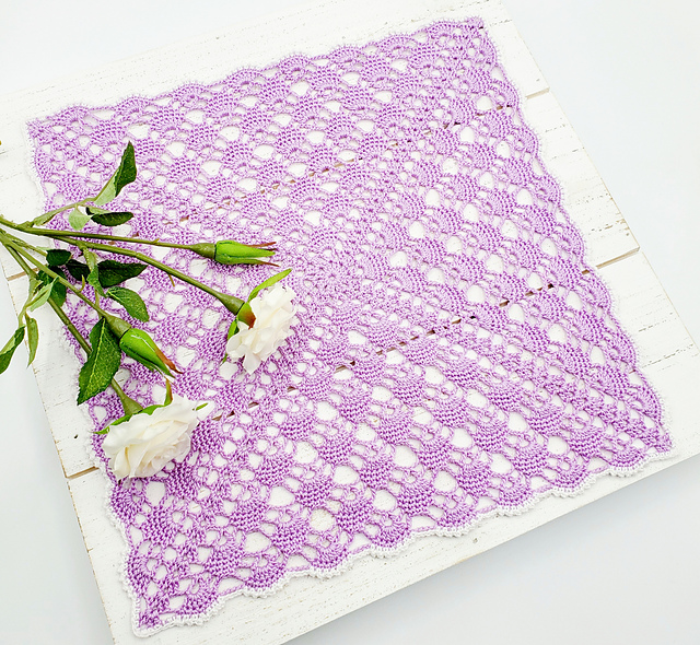 Ravelry: Square Lace Doily pattern by Raine Eimre