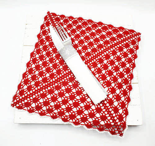 Ravelry: Square Lace Doily pattern by Raine Eimre