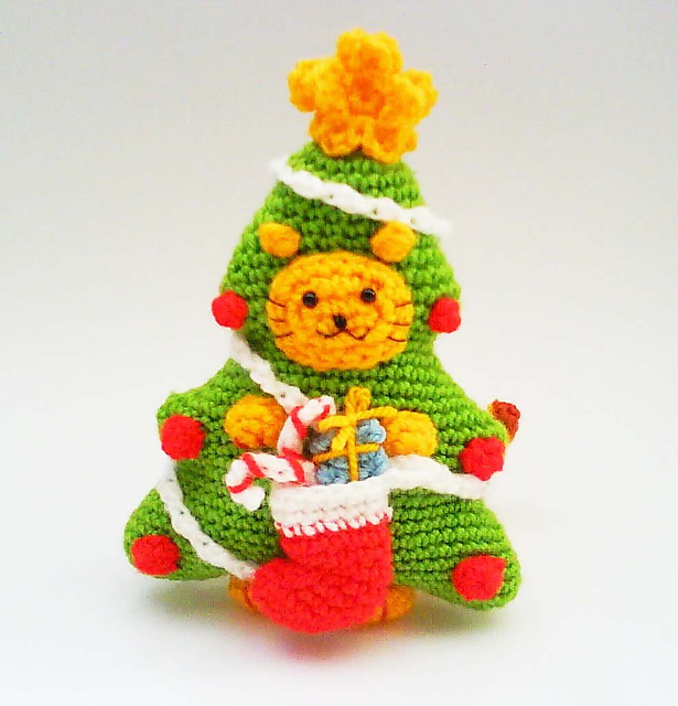 Ravelry: Kitty Cat Christmas Tree Costume pattern by Jenny Lloyd
