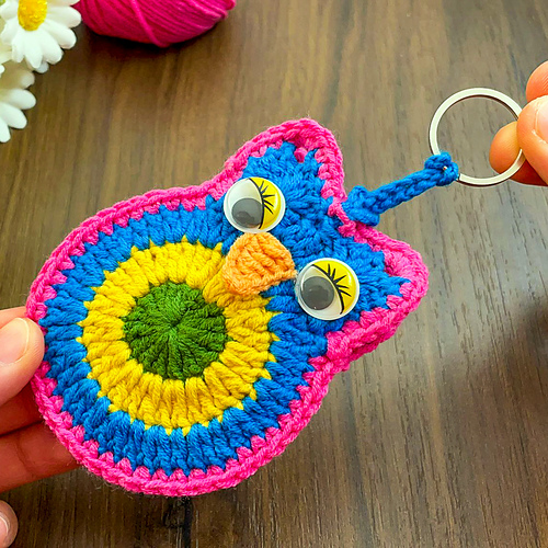 Ravelry: Cute Owl Keychain pattern by Hand Trendy