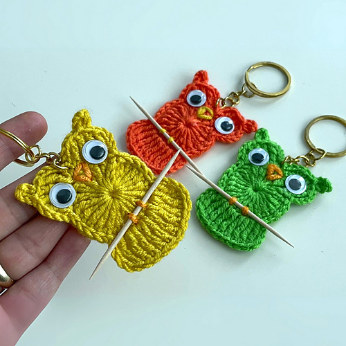 Ravelry: Owl Keychain pattern by Hand Trendy