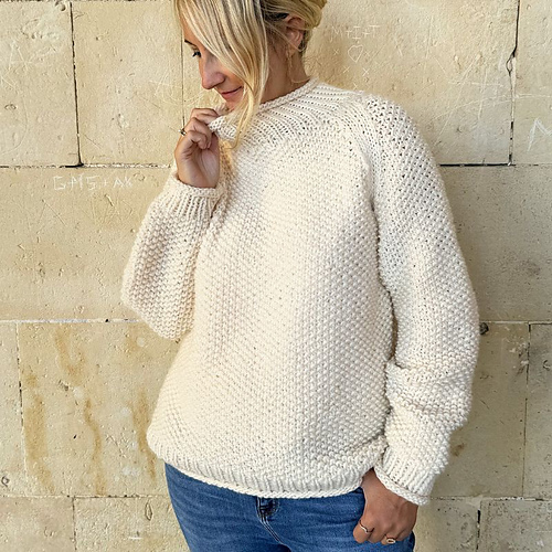 Ravelry: Cozy Cottage Sweater pattern by Louise Bollanos