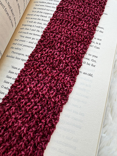 Ravelry: All Too Well Scarf Bookmark pattern by Louise Bollanos