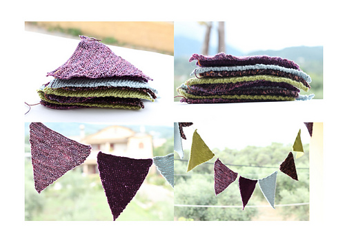 Ravelry: Knitted Bunting Decoration pattern by Louise Bollanos