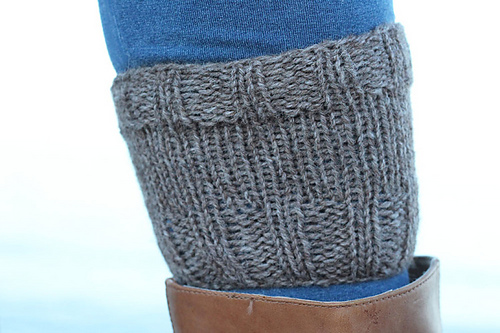 Ravelry: Simple Knitted Boot Cuffs pattern by Louise Bollanos