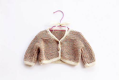 Ravelry: Chunky Baby Cardigan pattern by Louise Bollanos