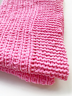 Ravelry: Chenille Baby Blanket pattern by Louise Bollanos