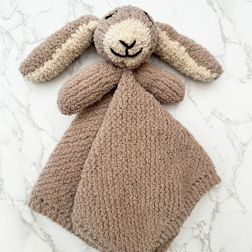Ravelry: Bunny Lovey Blanket pattern by Louise Bollanos