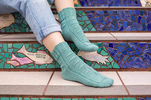 Ravelry: Navigate Socks pattern by Marceline Smith