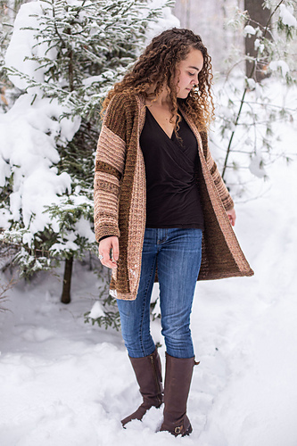 Ravelry: Tree Bark Cardigan pattern by Andrea Hungerford