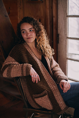 Ravelry: Tree Bark Cardigan pattern by Andrea Hungerford