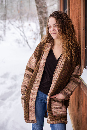 Ravelry: Tree Bark Cardigan pattern by Andrea Hungerford