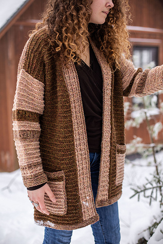 Ravelry: Tree Bark Cardigan pattern by Andrea Hungerford