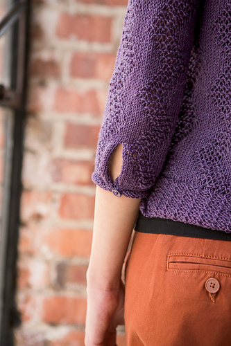 Ravelry: Zigzag Mesh Pullover pattern by Carolyn Noyes