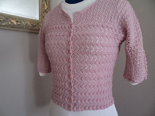Ravelry: Sideways Knitted Cardigan pattern by Debbie Bliss