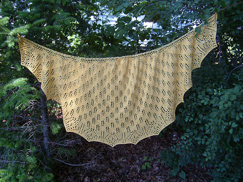 Ravelry: Birch Lane Shawl pattern by Kathy Crowell