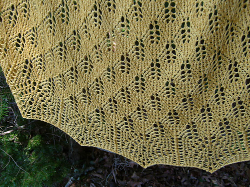 Ravelry: Birch Lane Shawl pattern by Kathy Crowell