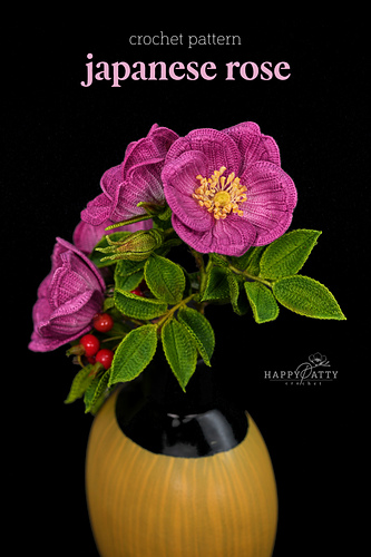 Ravelry: Japanese Rose pattern by Happy Patty Crochet