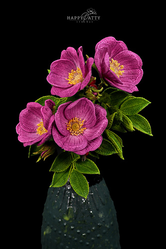 Ravelry: Japanese Rose pattern by Happy Patty Crochet