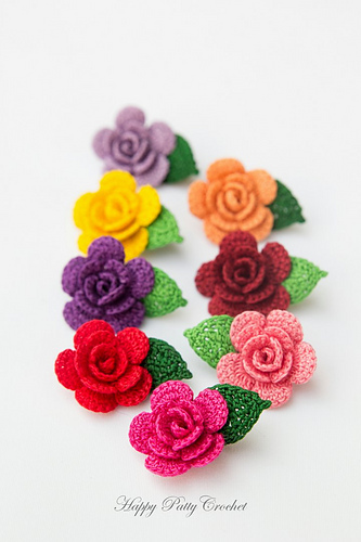 Ravelry: Mini Rose pattern by Happy Patty Crochet