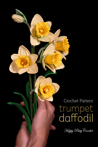 Ravelry: Trumpet Daffodil Flower pattern by Happy Patty Crochet