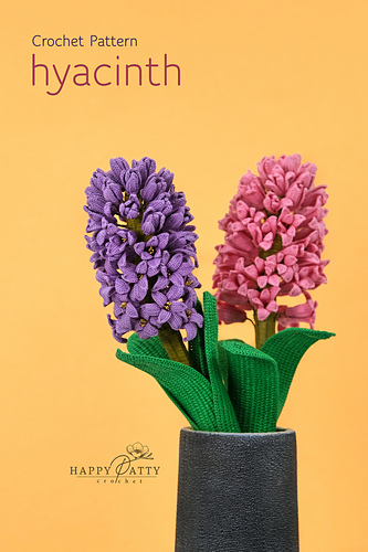 Ravelry: Hyacinth Flower pattern by Happy Patty Crochet