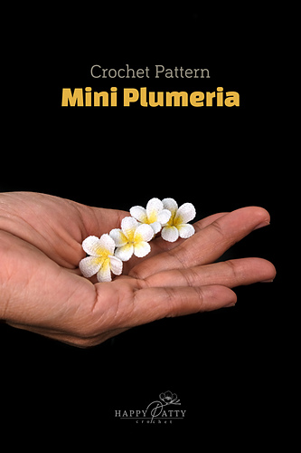Ravelry: Mini Plumeria pattern by Happy Patty Crochet