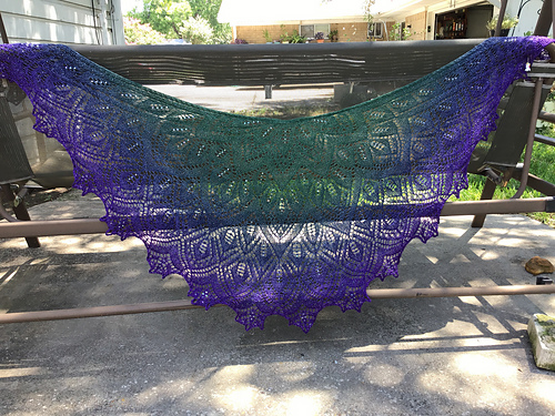 Ravelry: Mystical Forest Lace Shawl pattern by Anna Victoria
