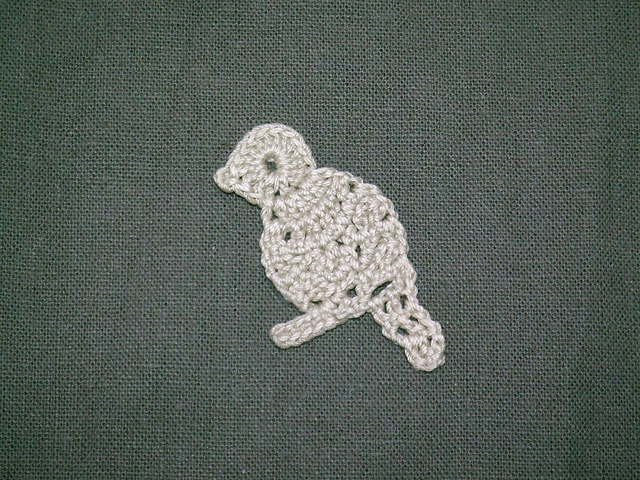 Ravelry: Small bird motif pattern by Chinami Horiba