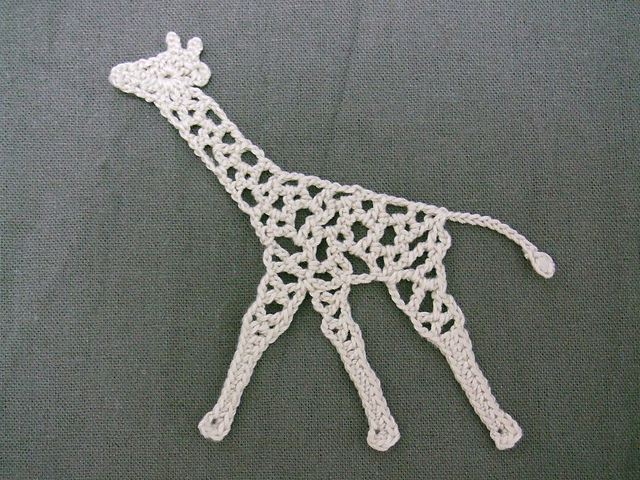 Ravelry: Giraffe motif pattern by Chinami Horiba