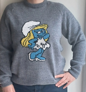 Ravelry: The Smurfs Jumpers pattern by Gary Kennedy (Intarsia)