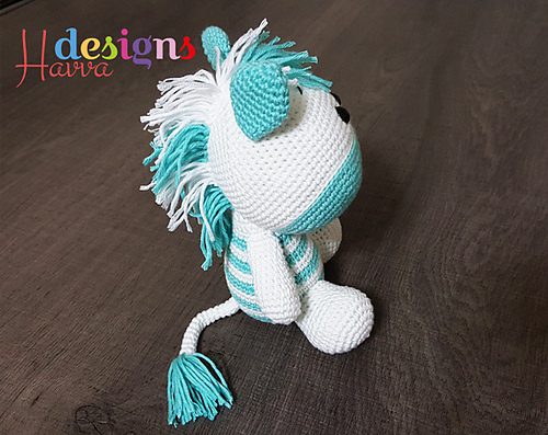 Ravelry: Cute Blue Zebra pattern by Havva Karaman