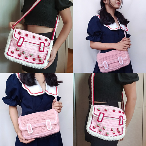 Ravelry: Blue Spring Bag pattern by oborodzuki raii