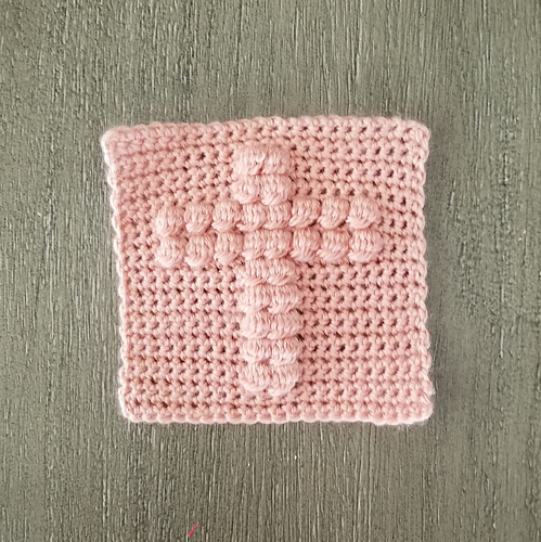 Ravelry: Cross Bobble Afghan Square pattern by Michele Webb