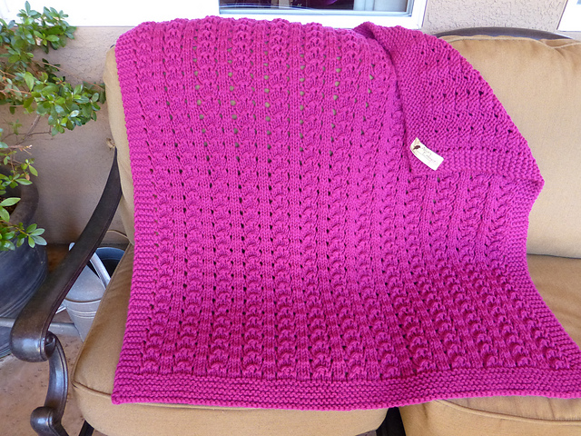 Ravelry: Pushpa Lap Blanket pattern by Alice's Embrace