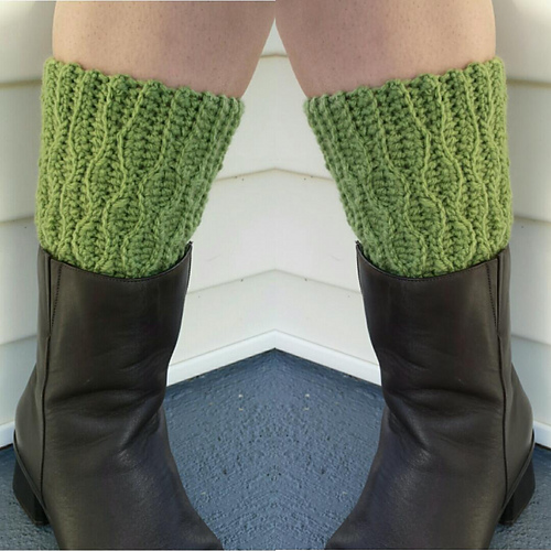 Ravelry: Evergreen Boot Toppers pattern by Heartmade Crafts
