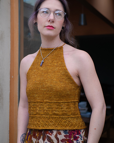 Ravelry: Cala Galdana Summer Top pattern by Katt Weaver