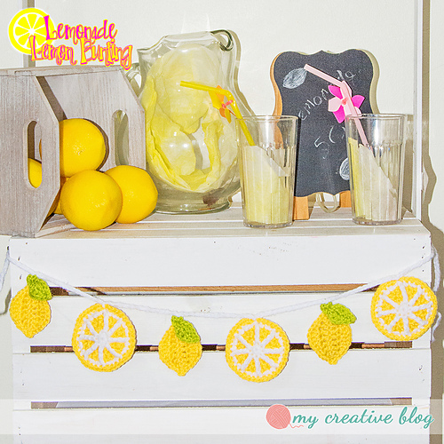 Ravelry: Lemonade Lemon Bunting pattern by The Ginger Hooker