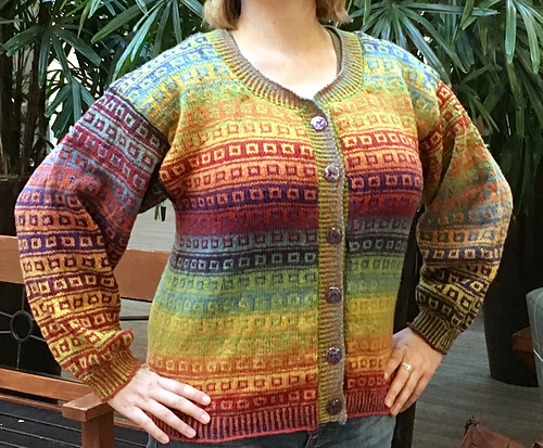 Ravelry: Kauni Rainbow Cardigan pattern by Ruth Sorensen
