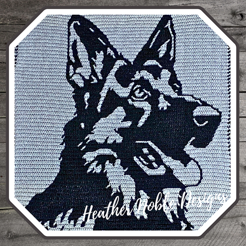 Ravelry: German Shepherd Blanket pattern by Heather Noble