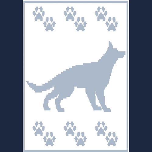 Ravelry: German Shepherd Blanket pattern by Heather Noble