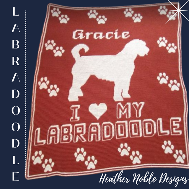 Ravelry: Labradoodle Blanket pattern by Heather Noble