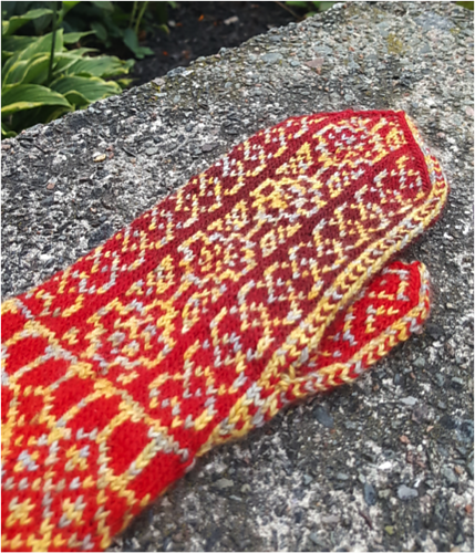 Ravelry: Sutton Hoo Mittens pattern by Heather Desserud