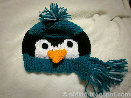Ravelry: Penguin Knit Hat pattern by Heidi Arjes