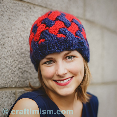 Ravelry: Bulky Braided Knit Hat pattern by Heidi Arjes