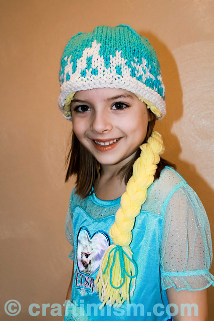 Ravelry: Frozen inspired Elsa hat pattern by Heidi Arjes