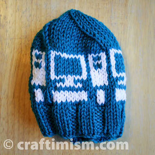 Ravelry: Computer Patterned Knit Hat pattern by Heidi Arjes