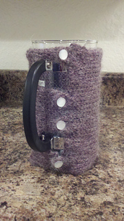 Ravelry: heidililes' Subtle Stripes Cafetière Cosy