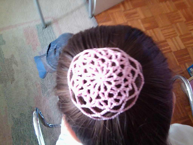 Ravelry: Ballet Lace Crochet Hair Accessory - Bun Cover pattern by ...