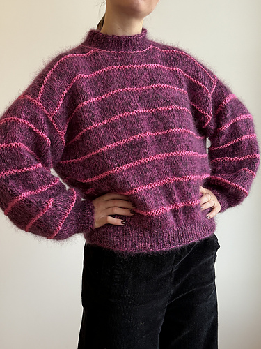 Ravelry: Plum Line Sweater pattern by Helena Wieser